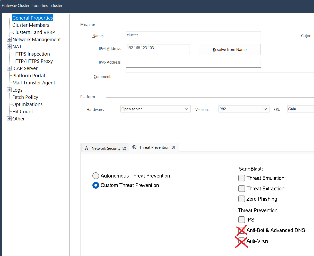 Solved: cluster fail - Check Point CheckMates