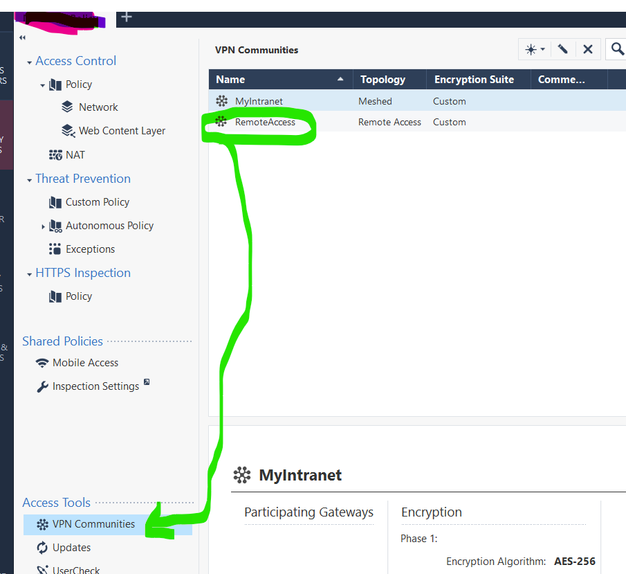 Solved: Create More than Remote access in VPN community - Check Point ...