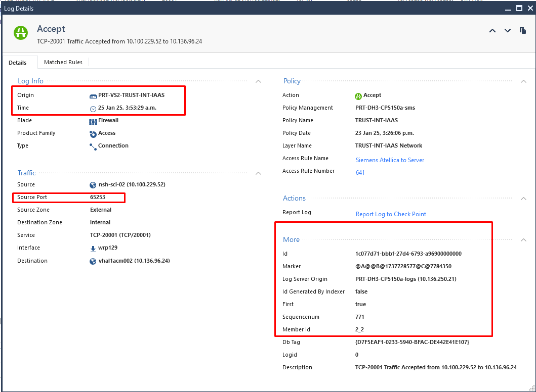 Firewall Logs analysis. - Check Point CheckMates