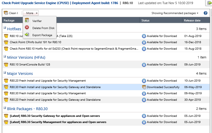 R80.10 to R80.30 upgrade - Check Point CheckMates