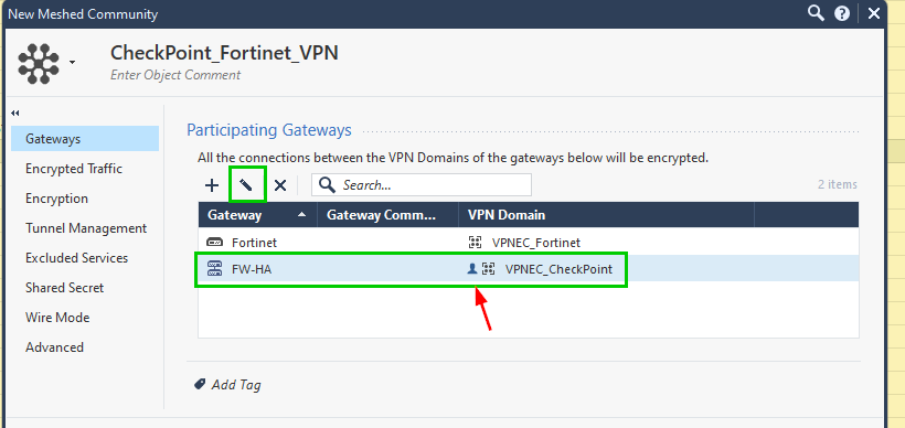 Solved Ipsec Vpn Tunnel With Fortinet Check Point Checkmates