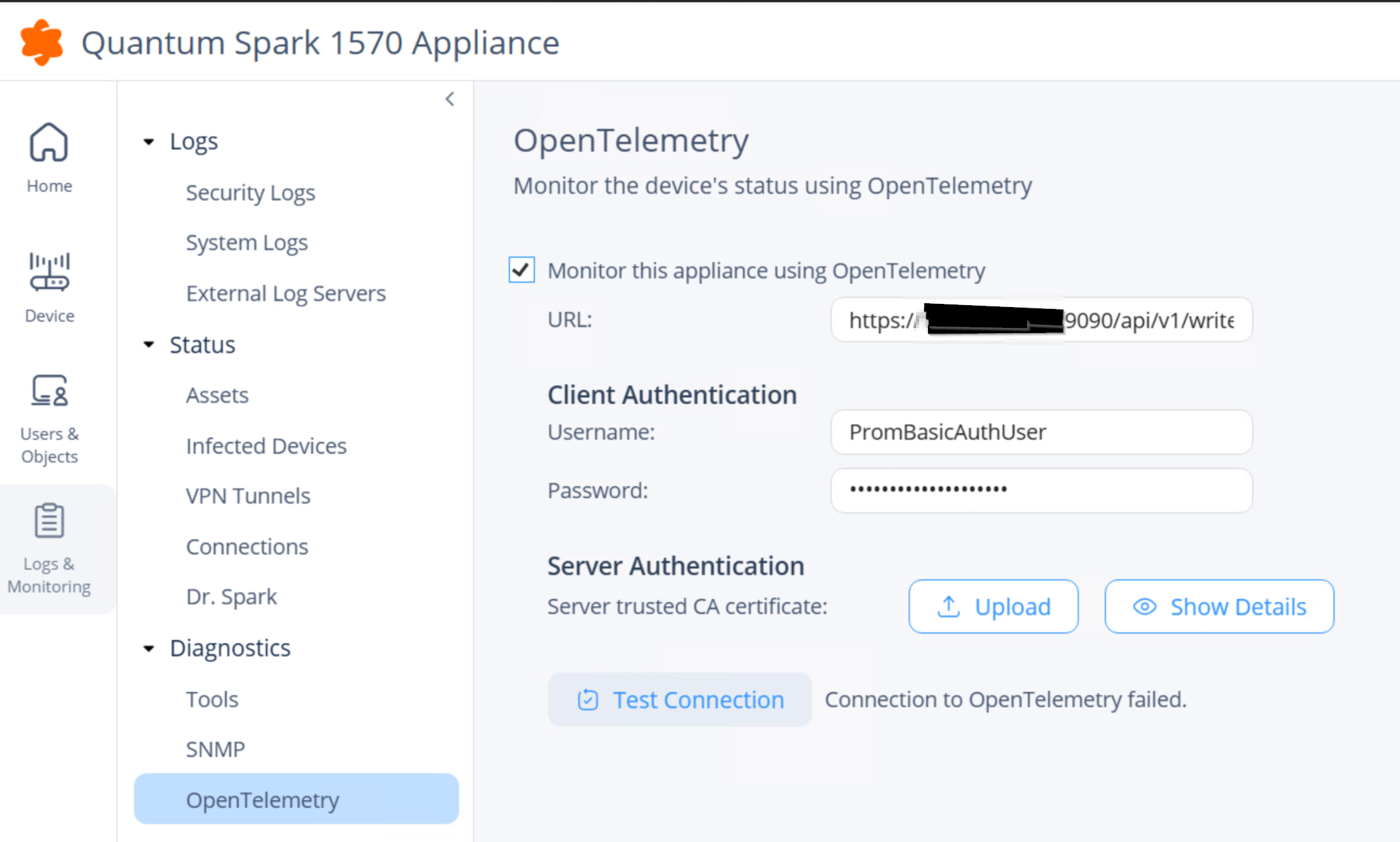 enable Skyline / OpenTelemetry on Spark appliance ... - Check Point ...