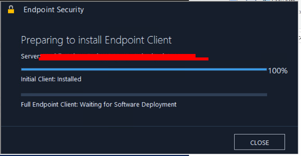 Solved: EndPoint installation - Waiting for Software Deplo... - Check ...