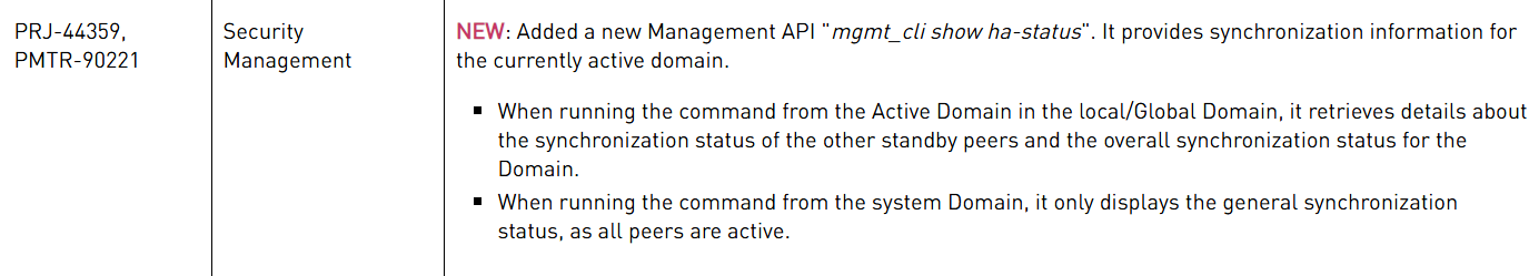 Check HA MDS status by CLI - Check Point CheckMates