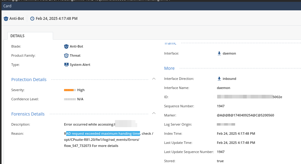 Solved: URL filtering blade (RAD process) causing high CPU... - Check ...