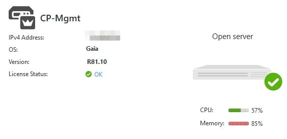 memory is high - Check Point CheckMates