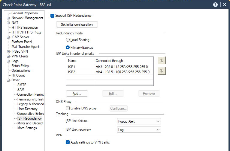 Solved Ipsec Enhanced Mode Tunnel Redundancy Check Point Checkmates