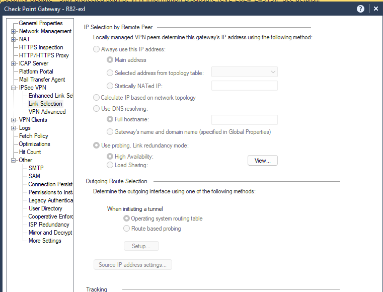 Solved Ipsec Enhanced Mode Tunnel Redundancy Check Point Checkmates