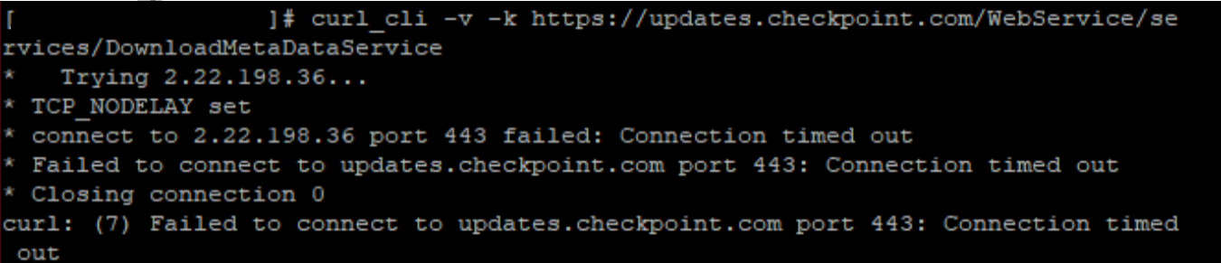 Update failed. Contract entitlement check failed. ... - Check Point ...