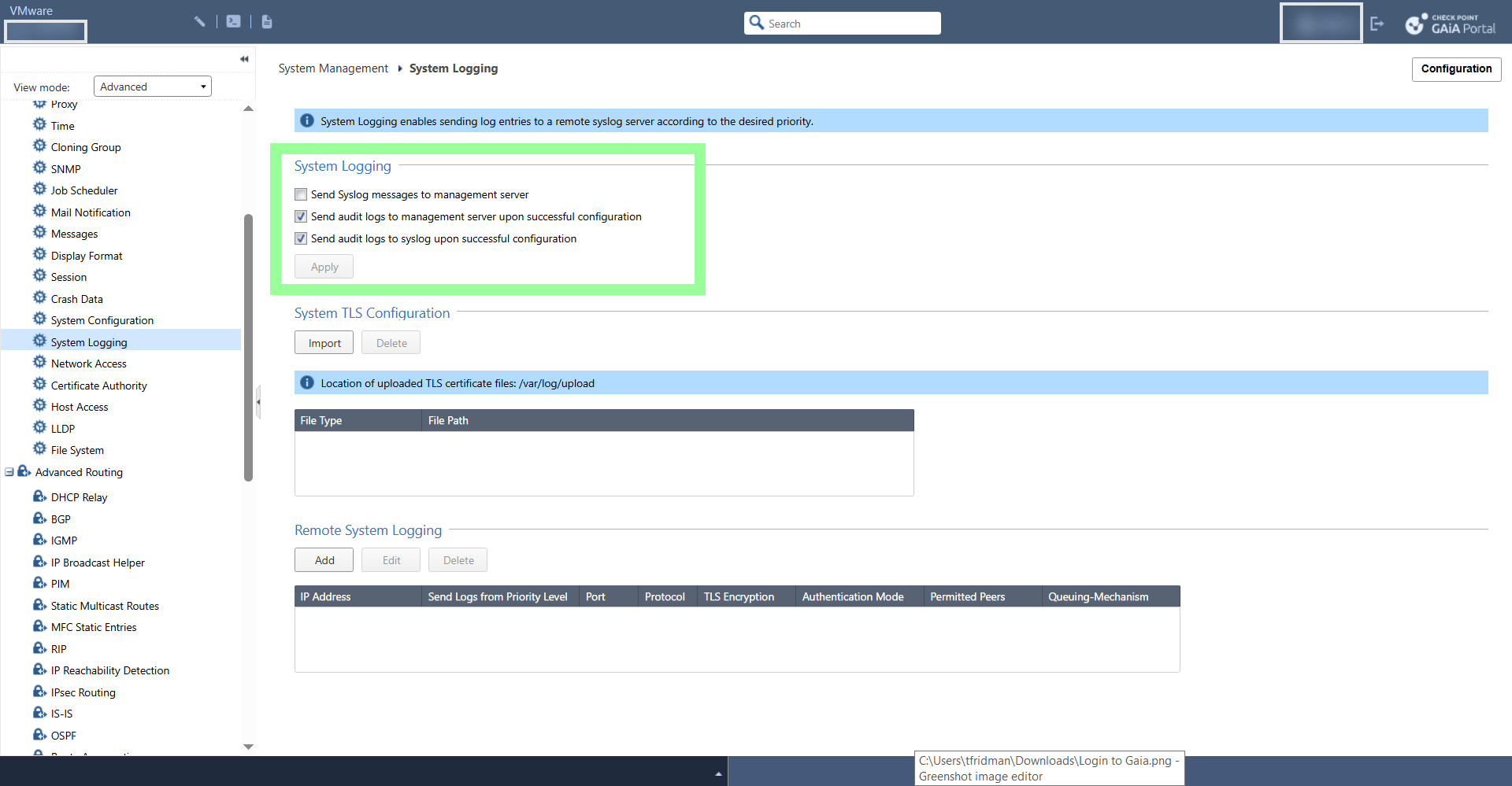 GAIA WebUI Login Events Not Visible in SmartConsol... - Check Point ...