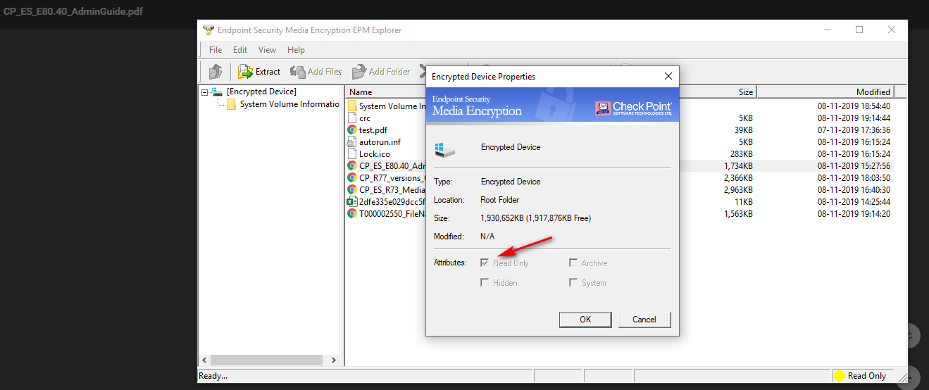 Solved: Media Encryption offline Encrypted file access wit... - Check ...