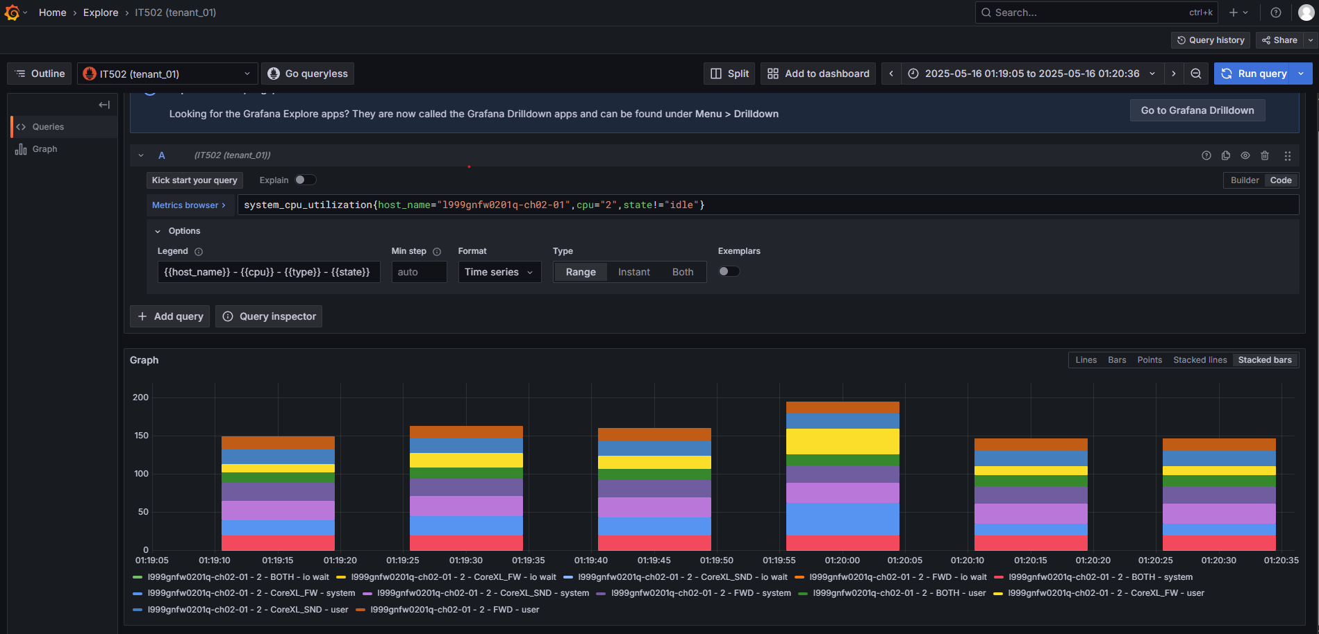 Skyline - system_cpu_utilization inaccurate with d... - Check Point ...