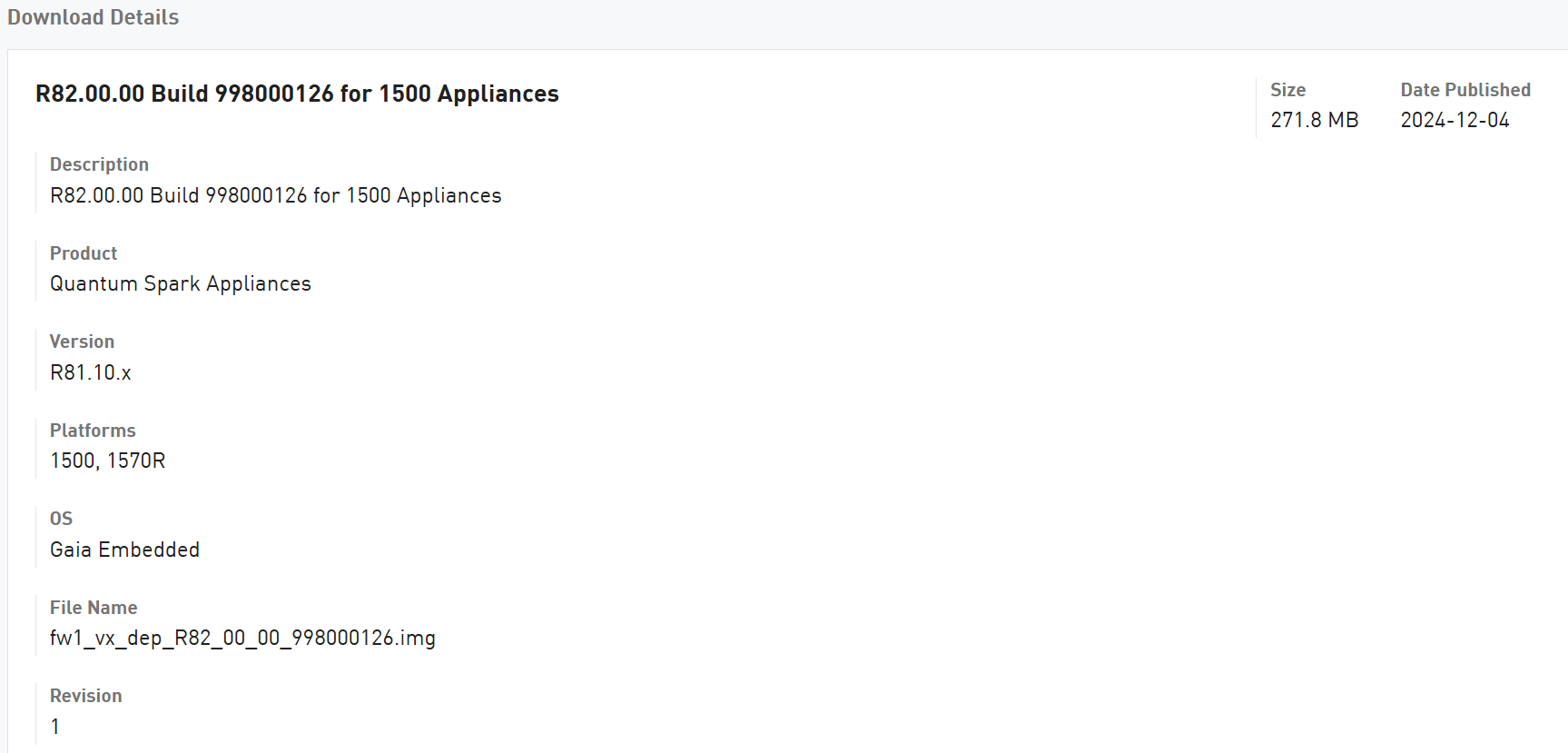 Solved: R82 Upgrade from SmartConsole R82 for Quantum Spar... - Check ...