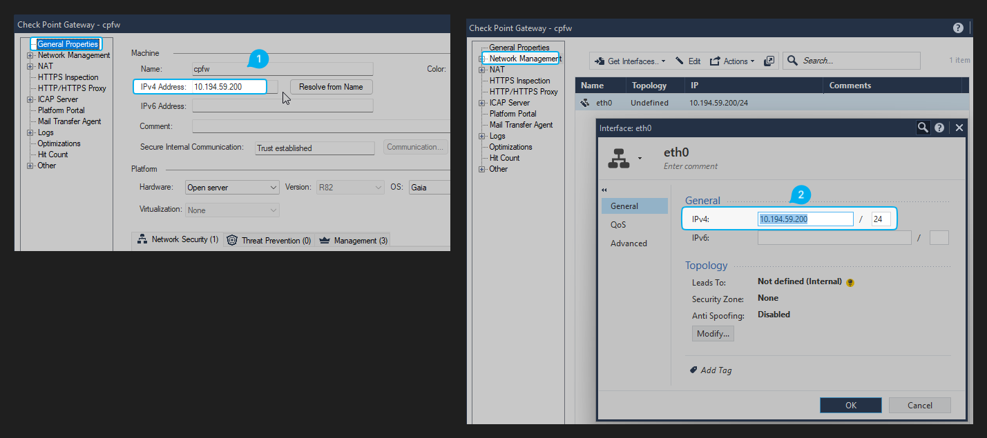 Solved: Management Interface (eth0) assigned via DHCP - ca... - Check ...