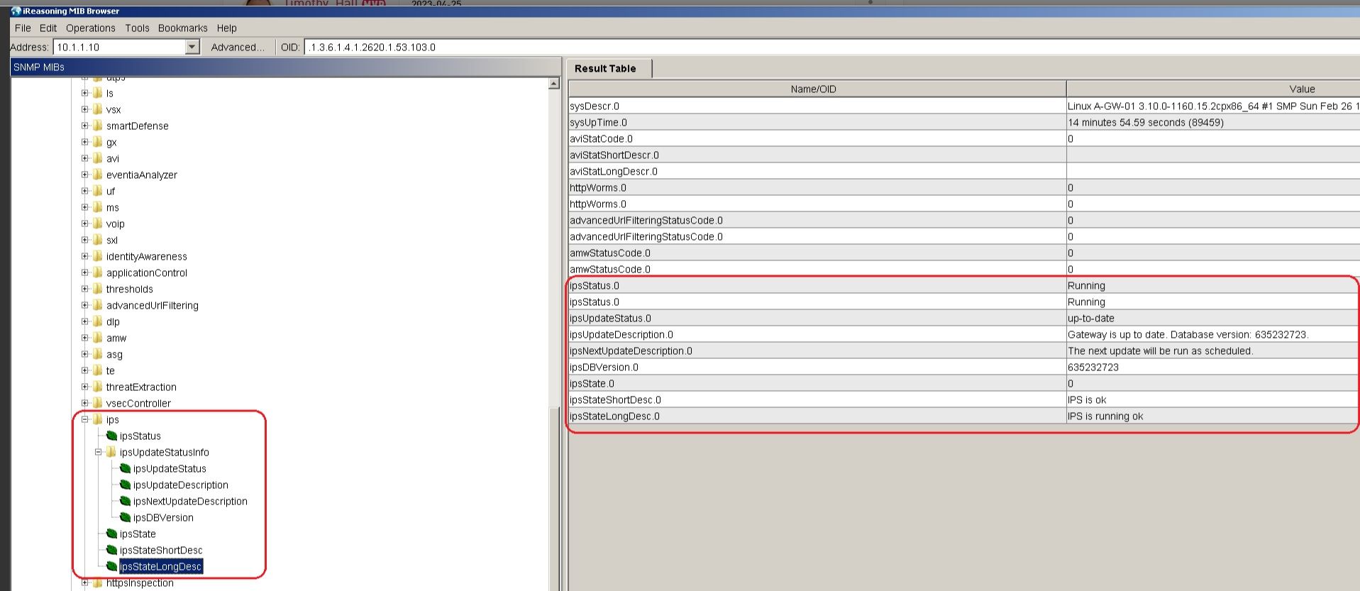 Solved: SNMP monitoring of the IPS blade - Check Point CheckMates