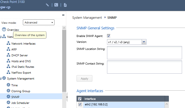 How to configure SNMP for connect with PRTG. - Check Point CheckMates