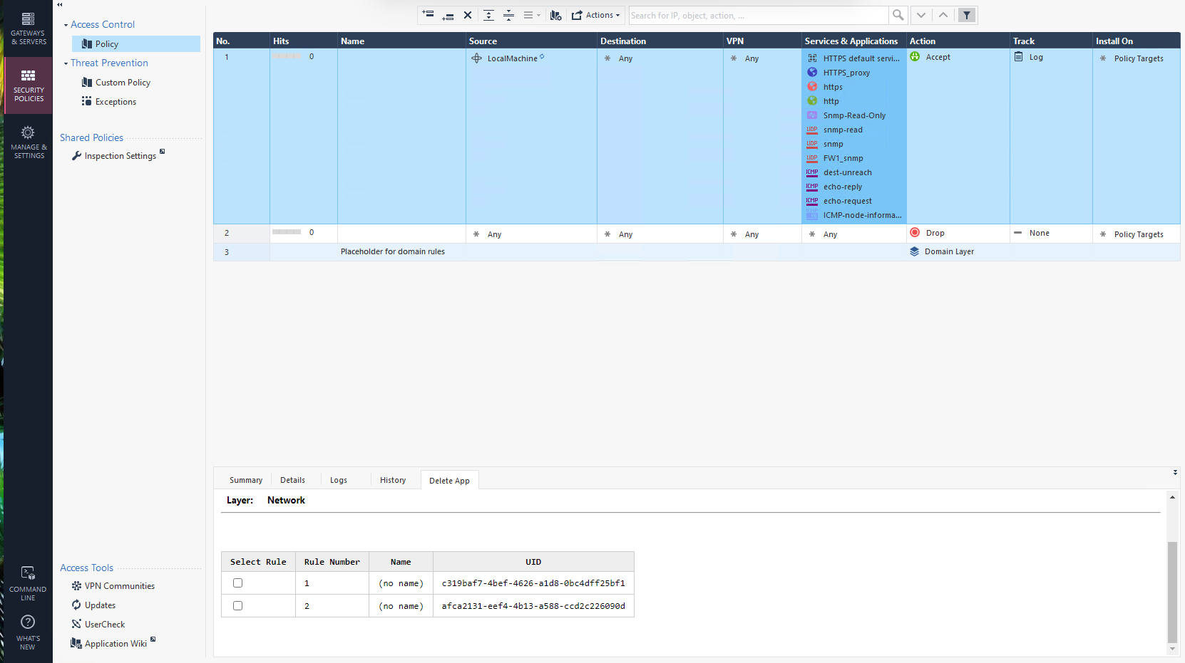 SmartConsole Extension - Easy deletion of unused r... - Check Point ...
