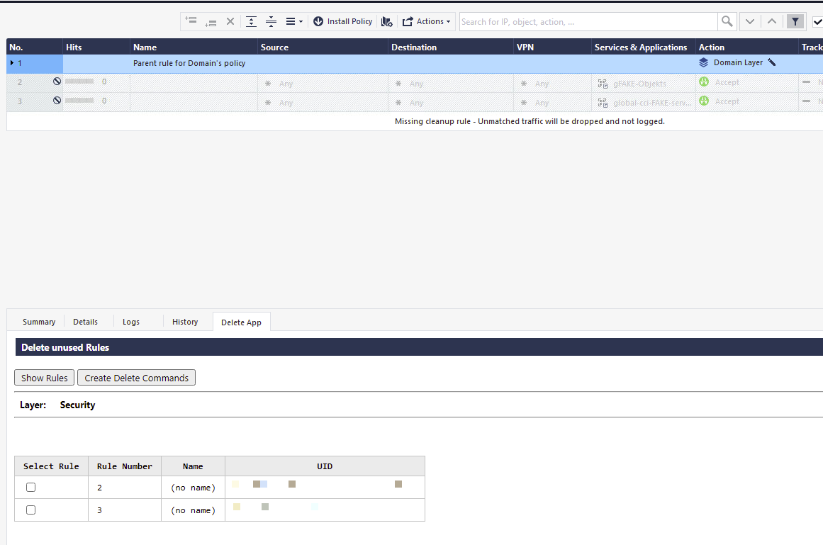 SmartConsole Extension - Easy deletion of unused r... - Check Point ...