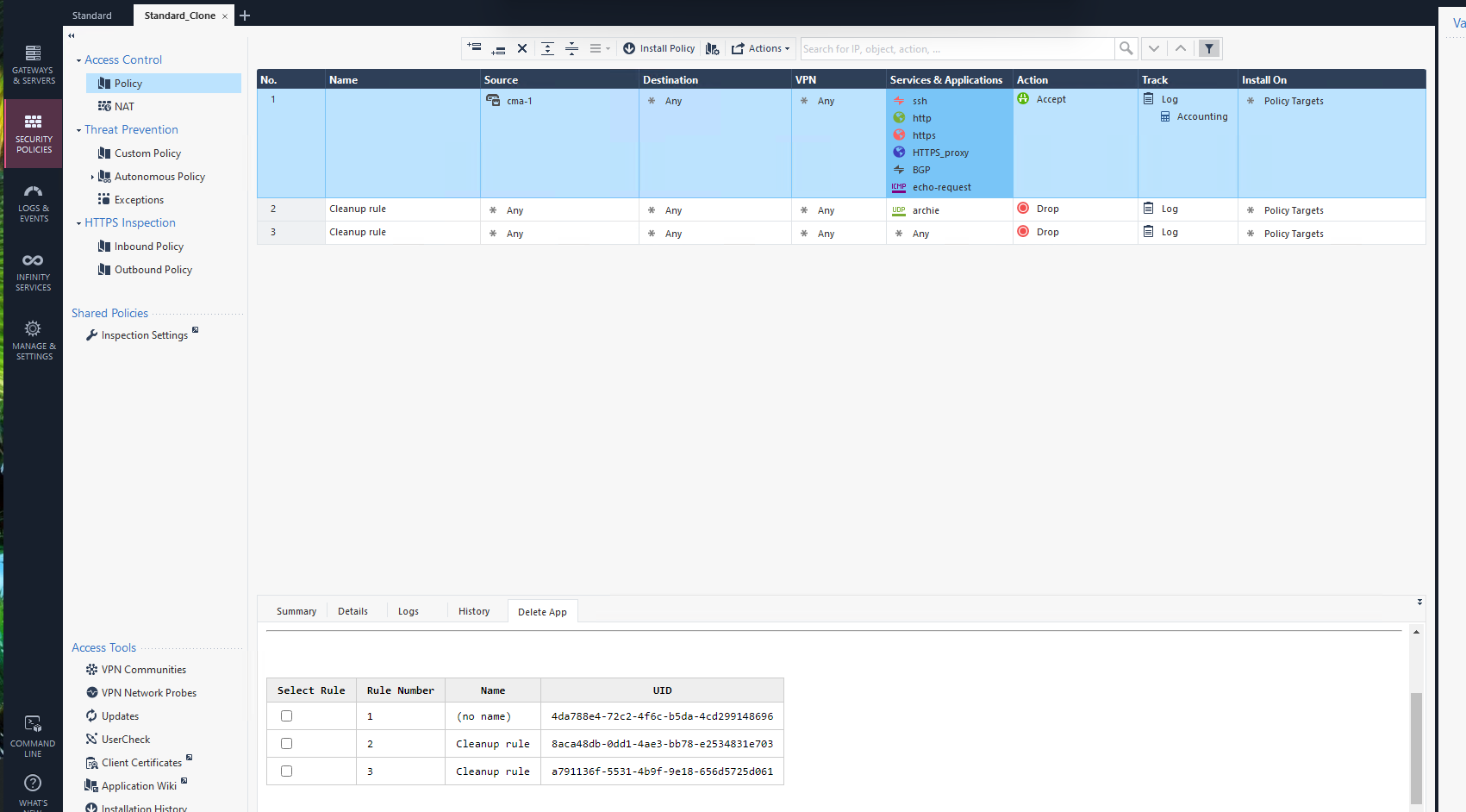 SmartConsole Extension - Easy deletion of unused r... - Check Point ...