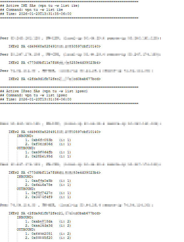 VPN report script - Check Point CheckMates