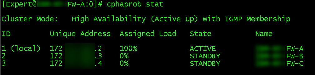 Cluster high availability with more that two gatew... - Check Point ...