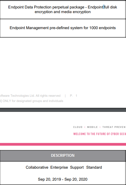 Checkpoint Endpoint Data Protection support - Check Point CheckMates