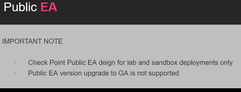 Solved: R80.40 Early Availability Program @ Check Point Up... - Check ...