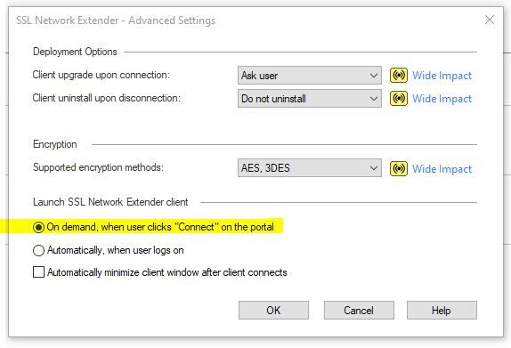 ssl network extender client - Check Point CheckMates
