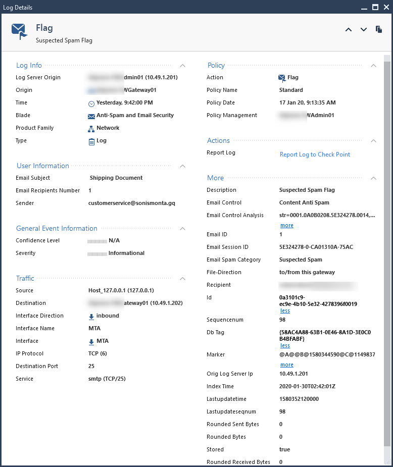 MTA and threat emulation behavior and logs - Check Point CheckMates