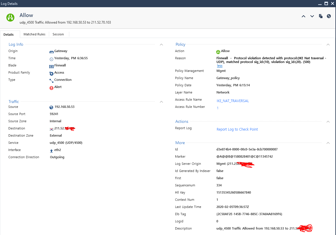 Protocol violation detected with protocol:(IKE Nat... - Check Point ...