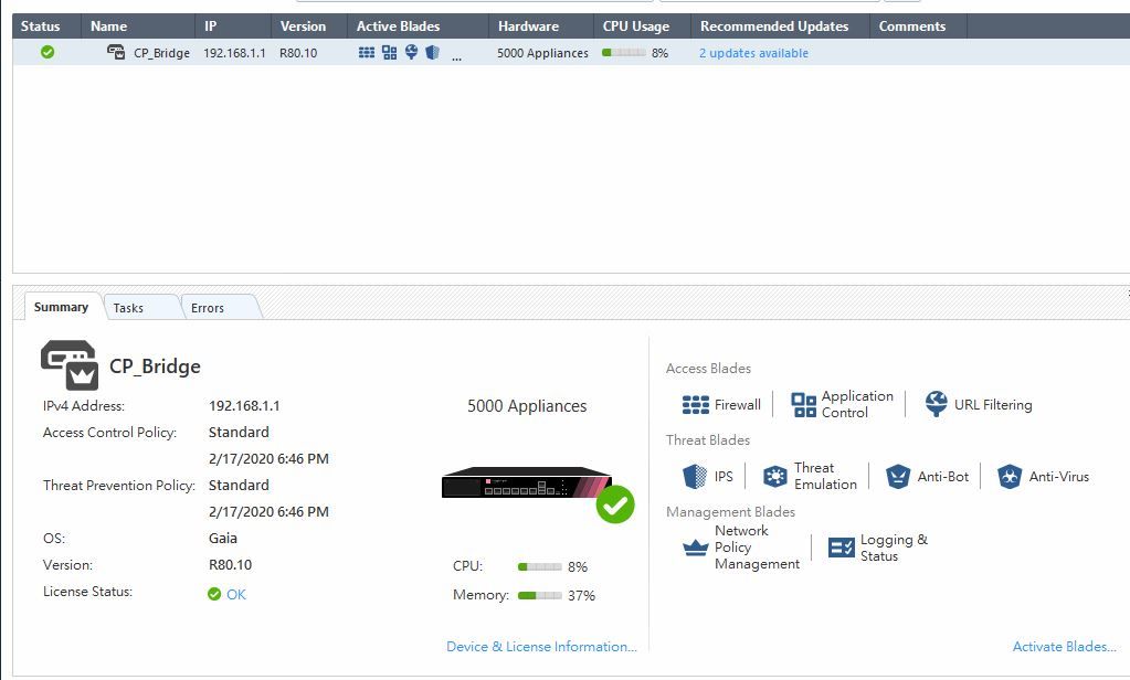 CheckPoint bridge mode is not working between the ... - Check Point ...