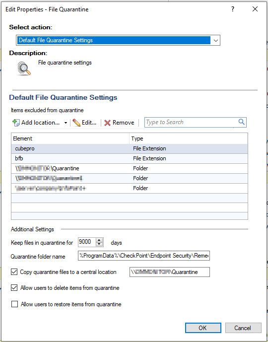 Accessing Quarantined Files - Check Point CheckMates