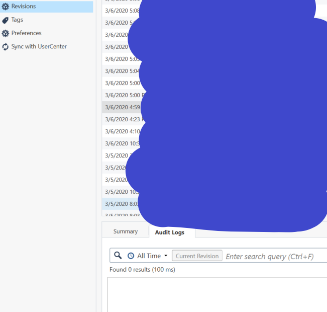 auditlog Revisions in SMS - Check Point CheckMates