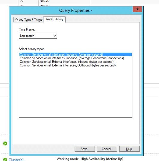 Traffic history smartview - Check Point CheckMates