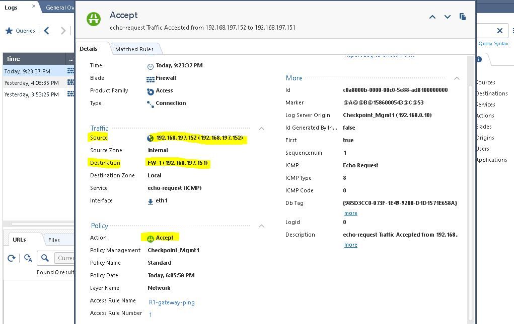 Unable to ping Checkpoint Gateway ip from gns3 rou... - Check Point ...