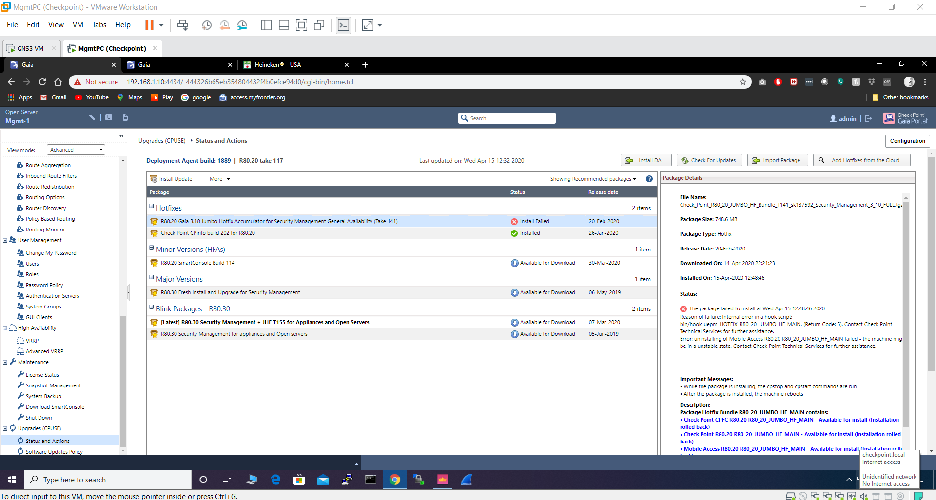 Url Filtering Not Working On Lab Environment Check Point Checkmates
