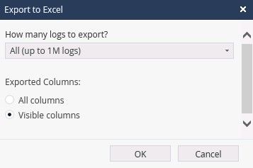 匯出Traffic Log成Excel格式 Export traffic log as Excel ... - Check Point ...