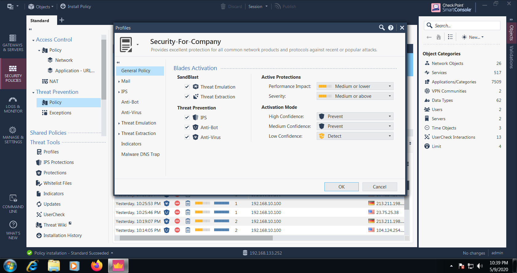 Anti Virus on CheckPoint - Check Point CheckMates