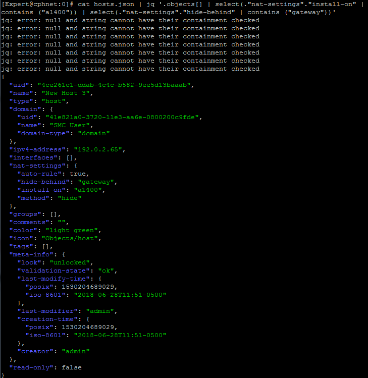 Introduction to Management API and JQ - Check Point CheckMates