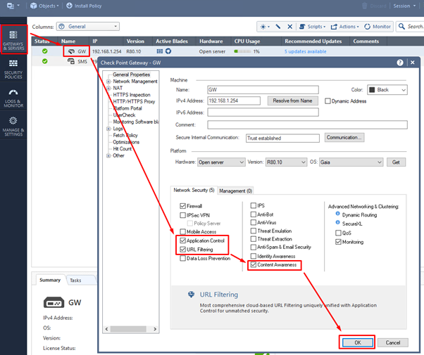 Part 9 - Application Control, URL Filtering and Co... - Check Point ...