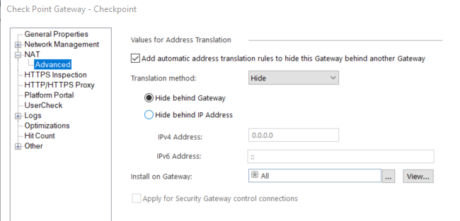 Accessing the internet with checkpoint FW - Check Point CheckMates