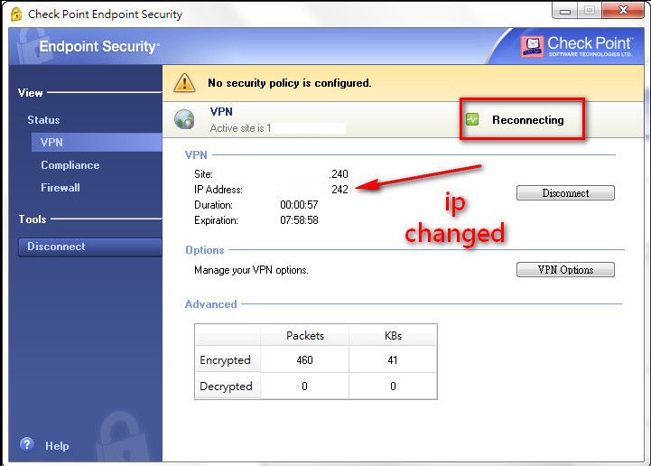 Endpoint Security E80.90 reconnected immediately ... - Check Point ...