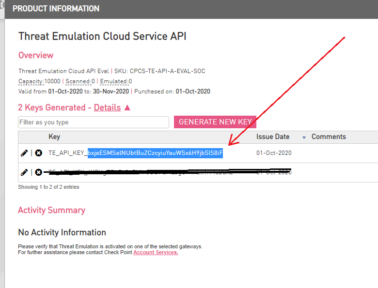 403 error with a new API key on SandBlast chrome e... - Page 2 - Check ...