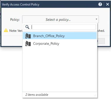 Verify Access Control Policy - desire feature? - Check Point CheckMates