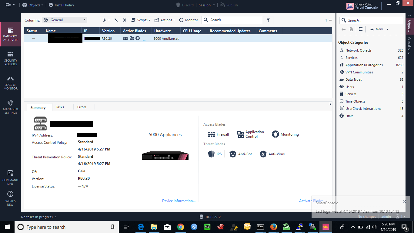 Solved: Smartconsole not showing Gateway Status, cluster m... - Check ...