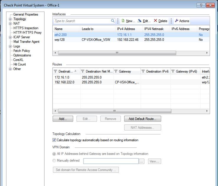 Not able to reach Lan interface of VSX - Check Point CheckMates